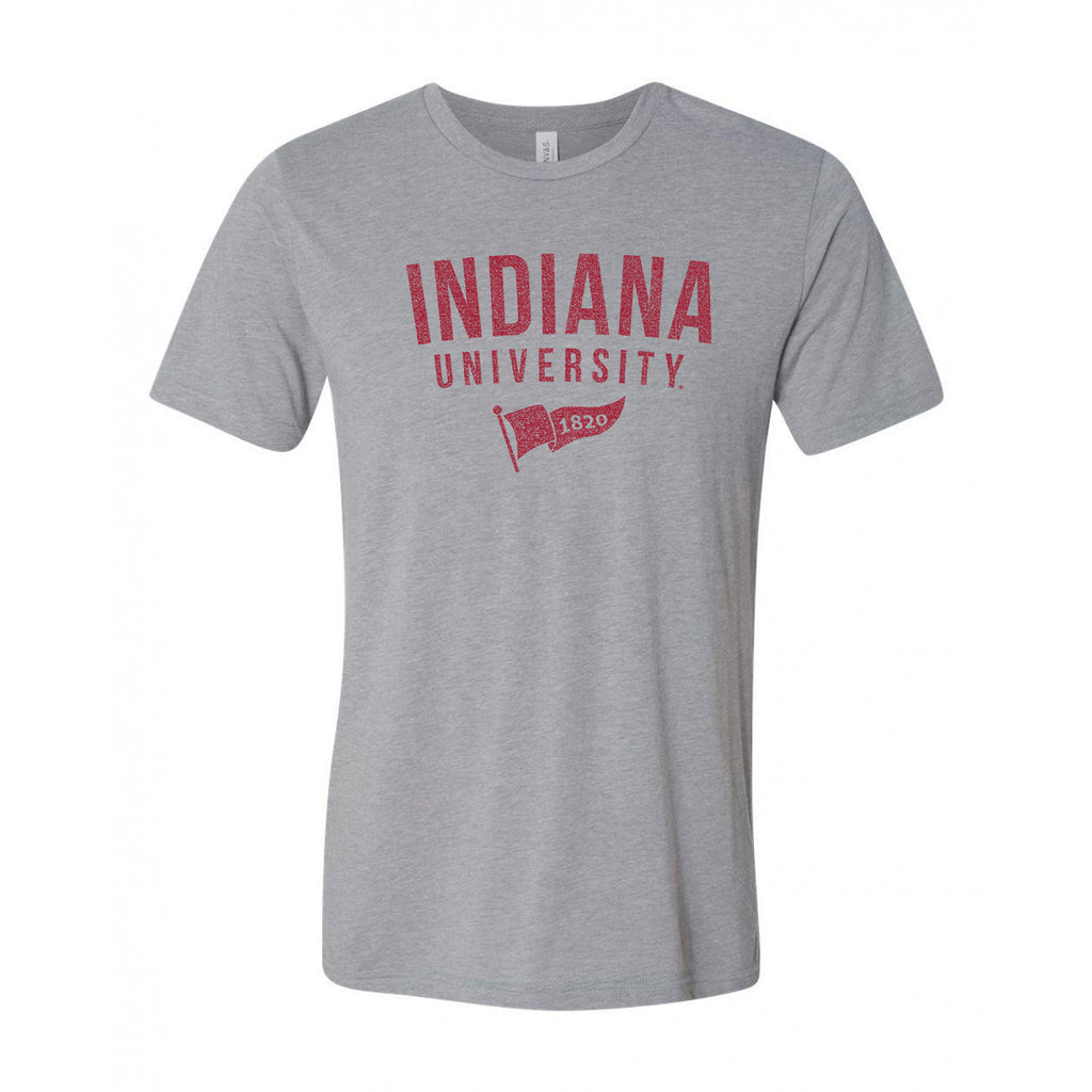 Indiana University Hoosiers 1820 Banner Canvas Short Sleeve Triblend T ...