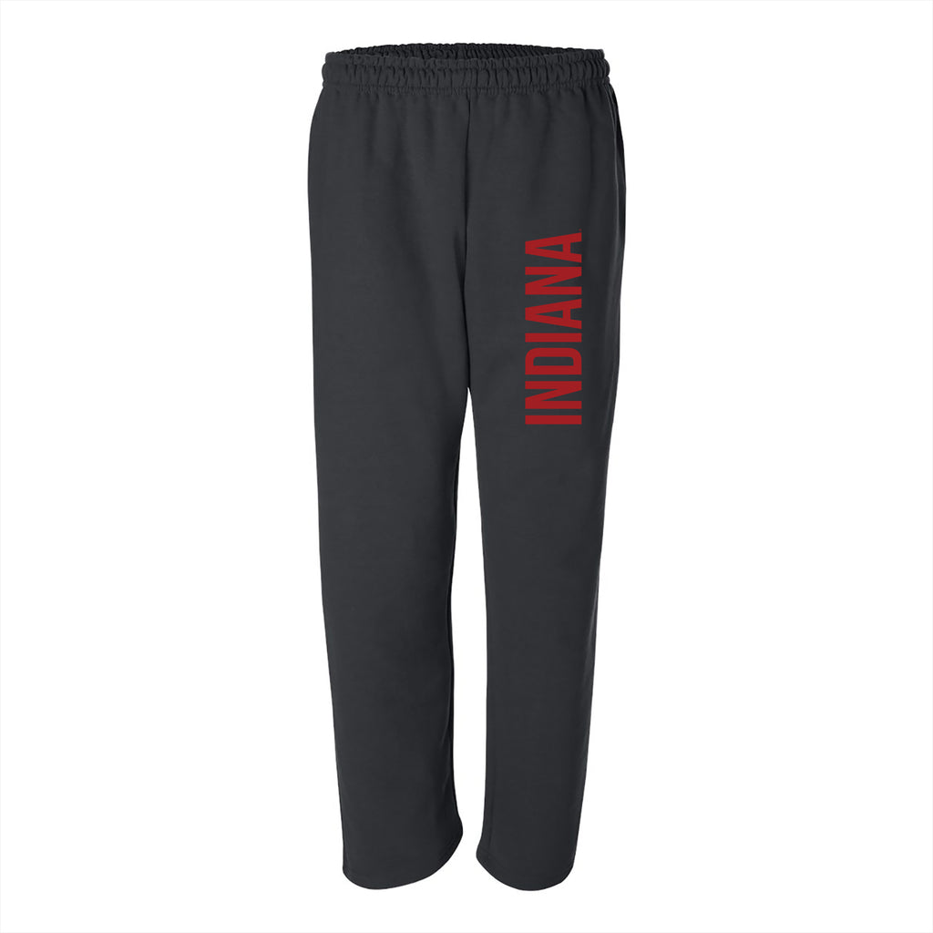 Indiana Hoosiers Super Block Sweatpants - Black – Underground Printing