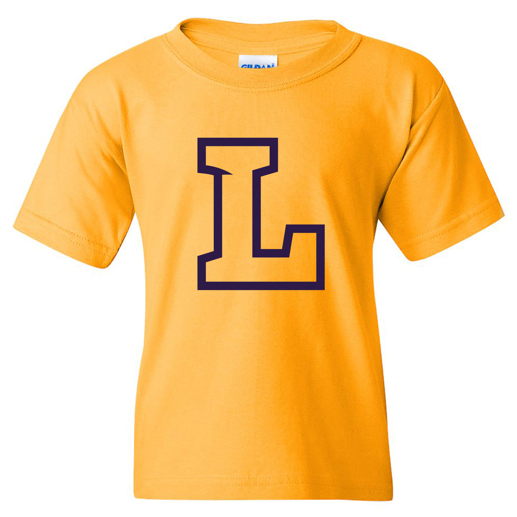 Lipscomb University Bisons Primary Logo Youth T Shirt - Gold ...