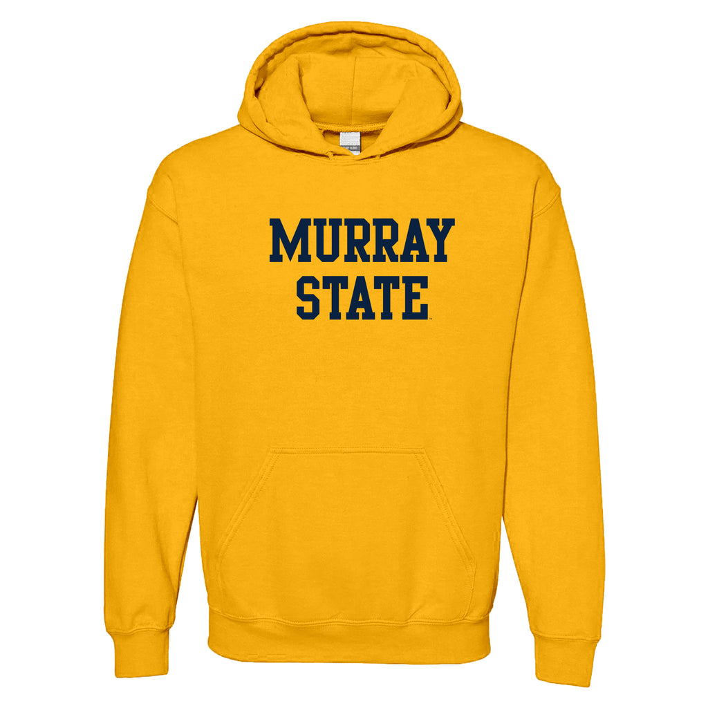 Murray State University Racers Basic Block Heavy Blend Hoodie - Gold ...