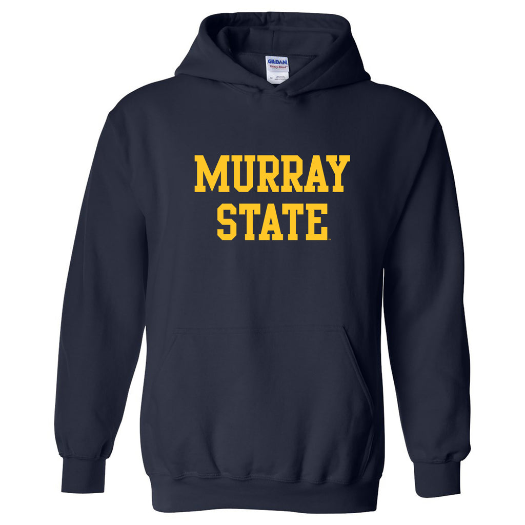 Murray State University Racers Basic Block Heavy Blend Hoodie - Navy ...