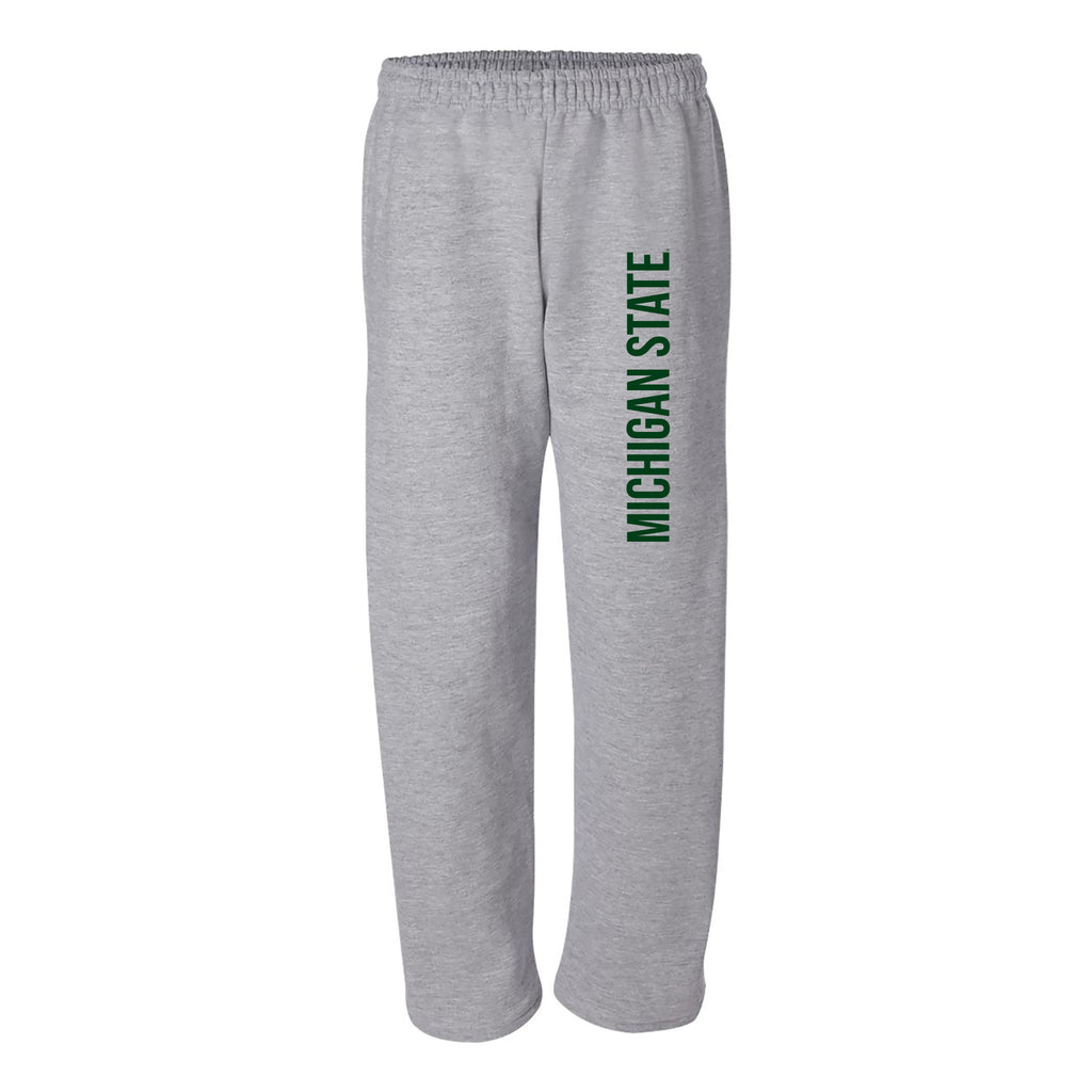 Michigan State Spartans Super Block Sweatpants - Sport Grey ...