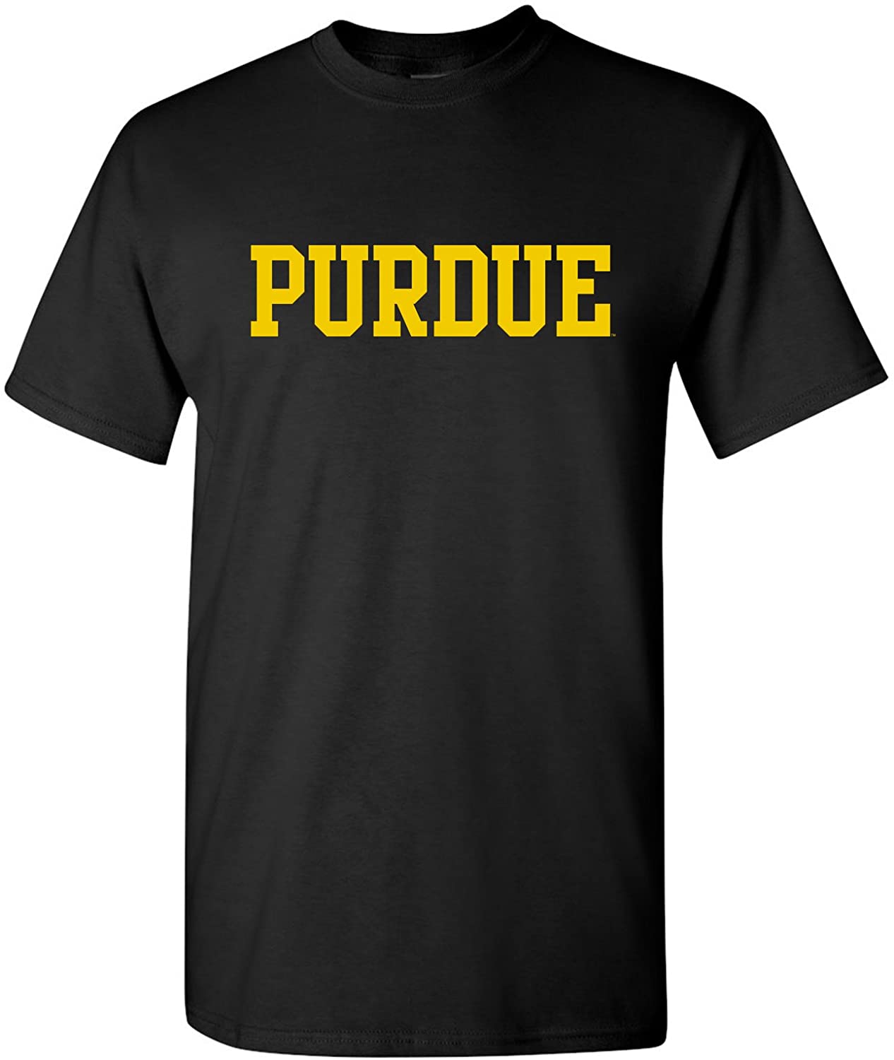 Purdue Boilermakers Basic Block T Shirt - Black