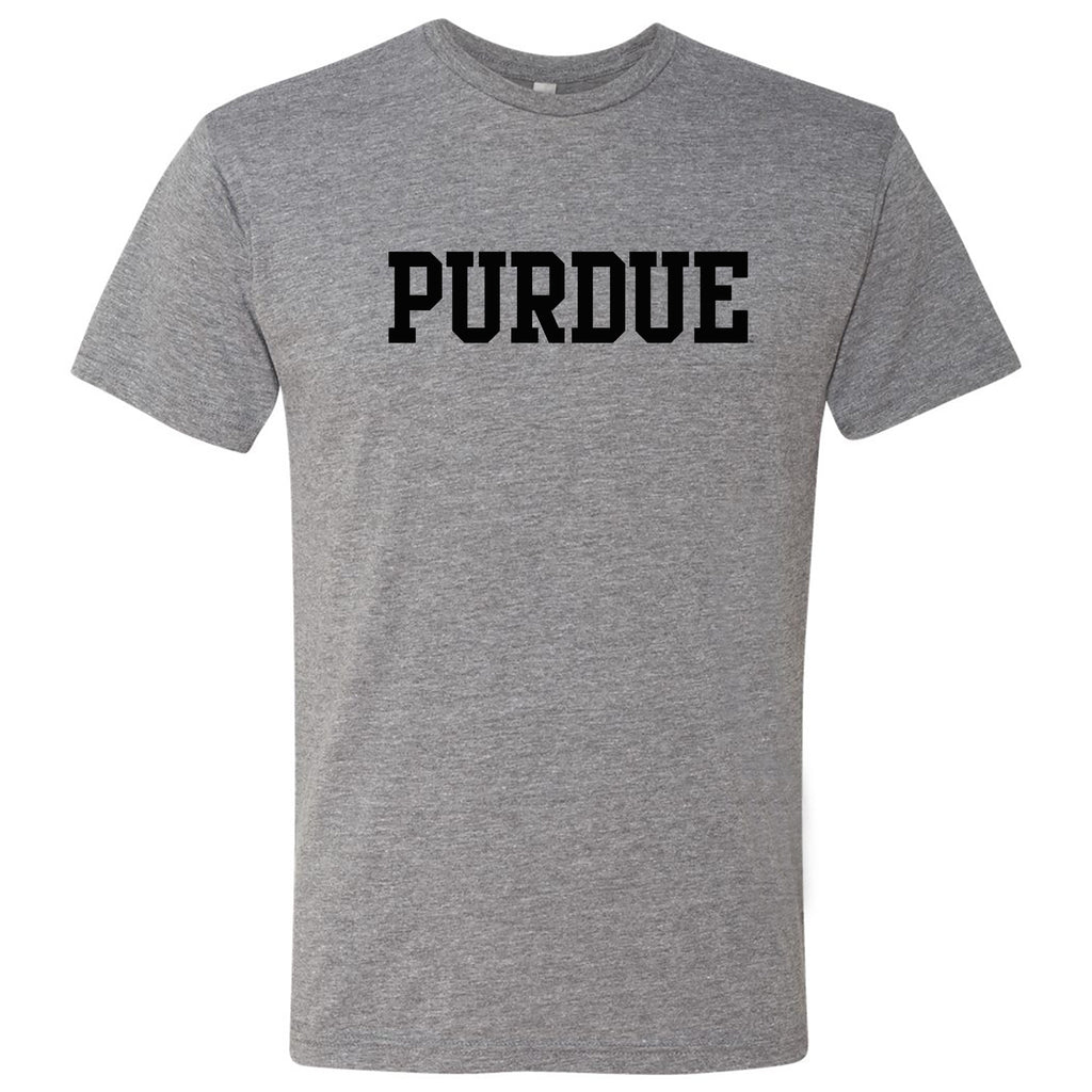 Purdue University Boilermakers Basic Block Short Sleeve T Shirt - Prem ...