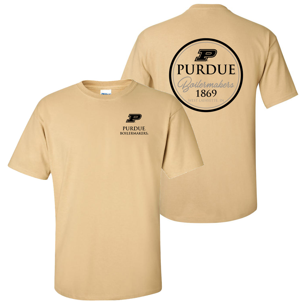 Purdue University Boilermakers Classic Circle Short Sleeve T Shirt - V ...