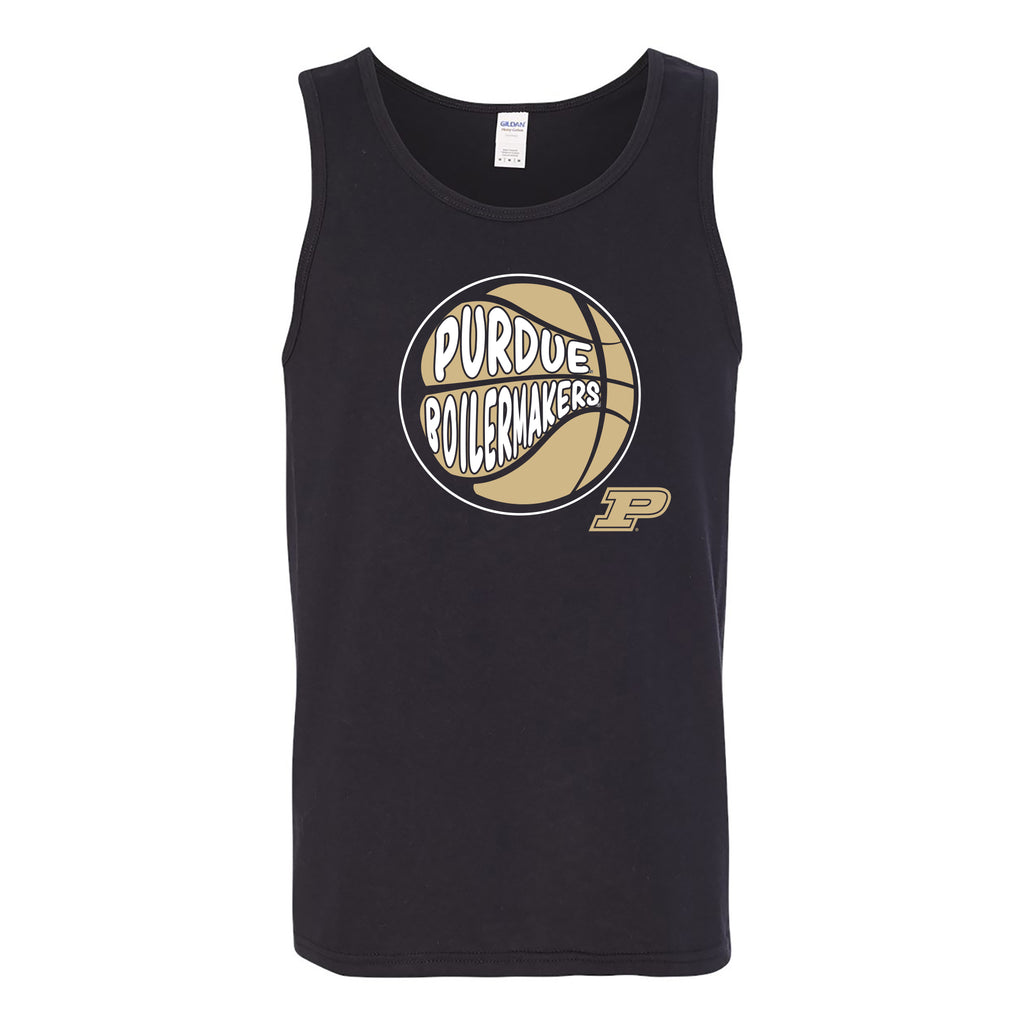 Purdue University Boilermakers Street Basketball Heavy Cotton Tank Top ...