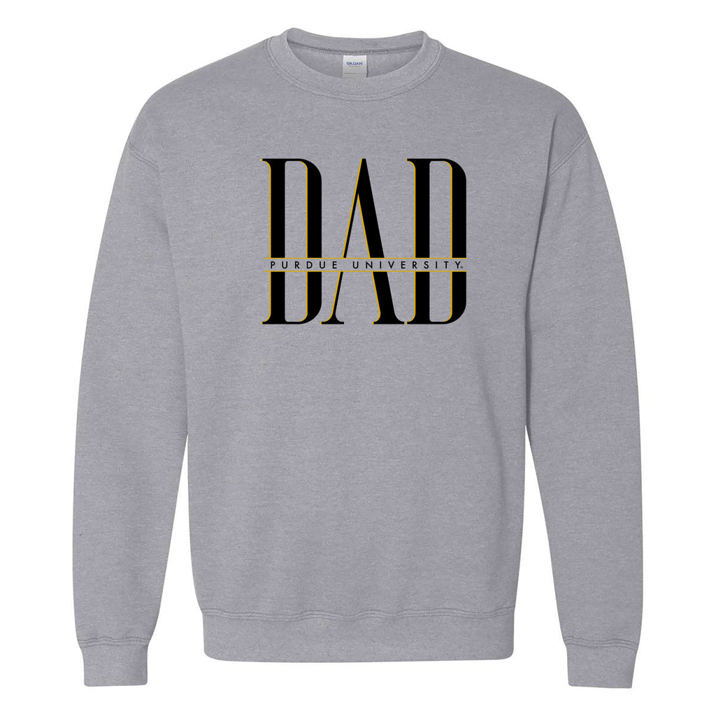 Purdue Classic Dad Crewneck - Sport Grey – Underground Printing