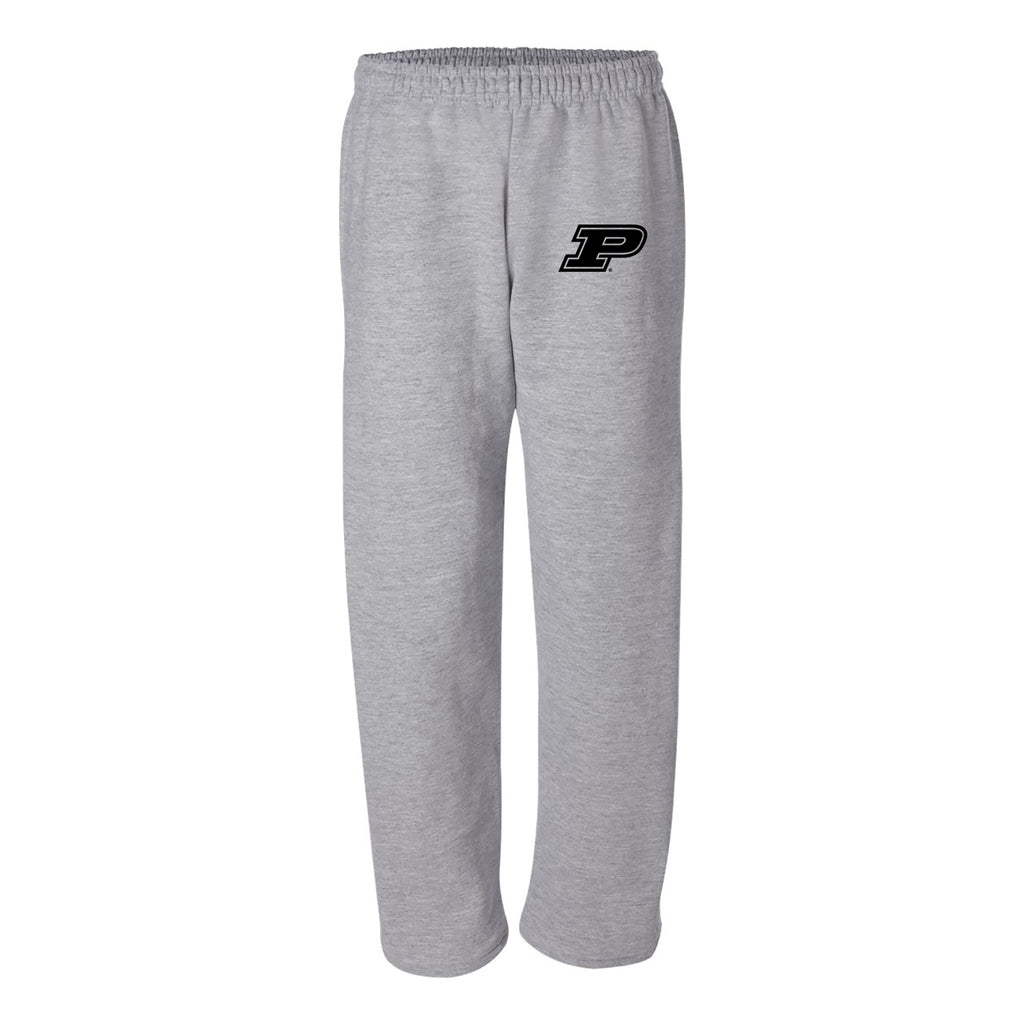 Purdue University Boilermakers Primary Logo Sweatpants - Sport Grey ...