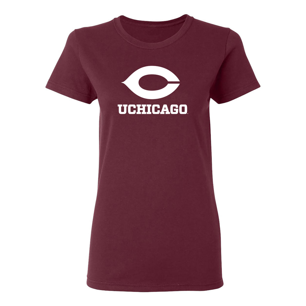 UChicago Primary Logo Women's T-Shirt - Maroon – Underground Printing