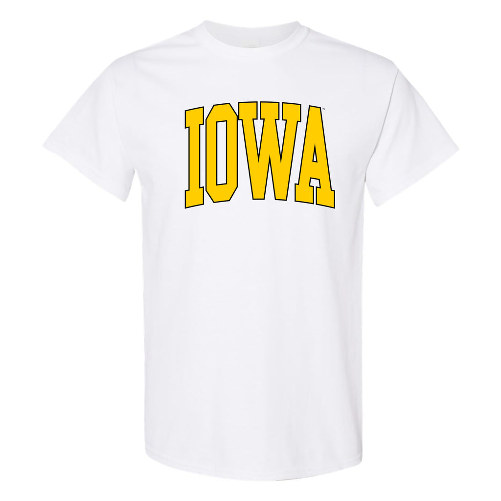 The University of Iowa Hawkeyes Mega Arch T-Shirt - White – Underground ...