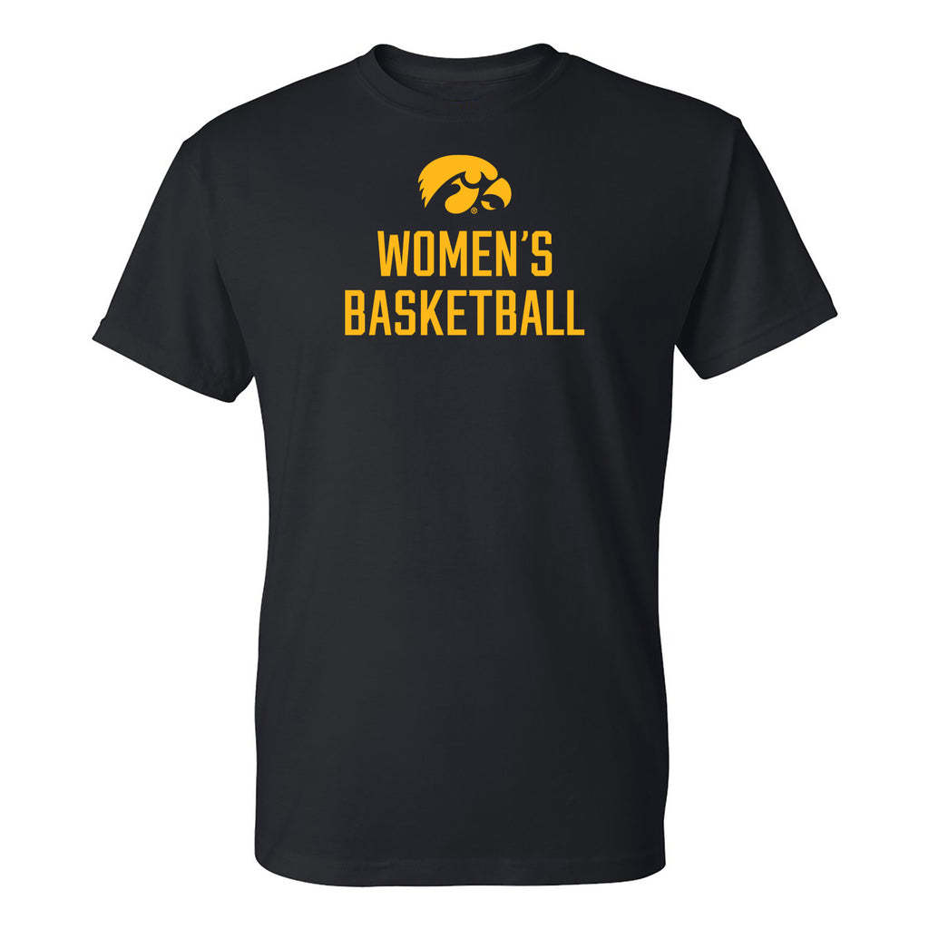 Iowa Women's Basketball Logo T-Shirt - Black – Underground Printing