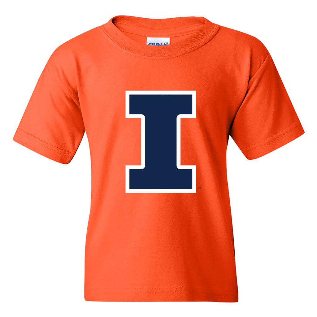 University of Illinois Fighting Illini Primary Logo Cotton Youth T-Shi ...