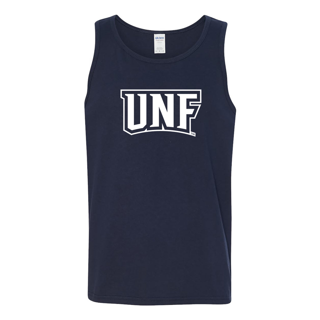 University of North Florida Ospreys Basic Block Tank Top - Navy ...